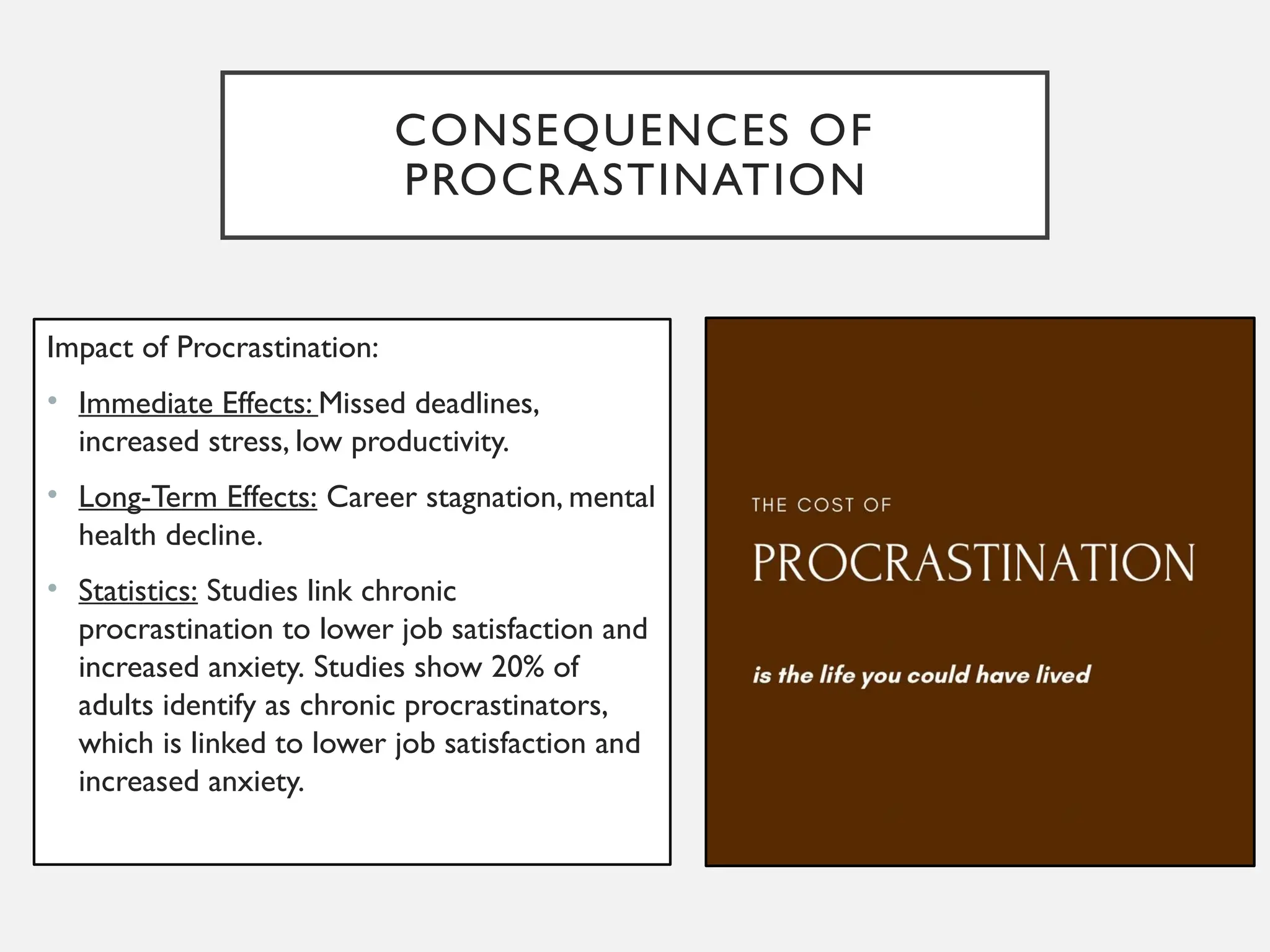 Procrastination on procastination helps a lot | PPTX