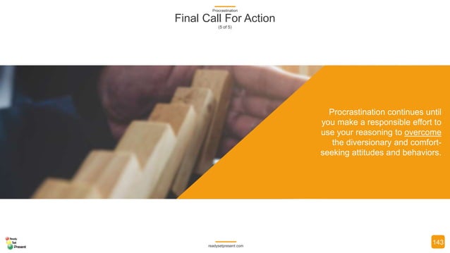 Procrastination (Comprehensive) PowerPoint Presentation 150 slides with ...