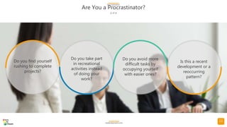Procrastination (Comprehensive) PowerPoint Presentation 150 slides with ...