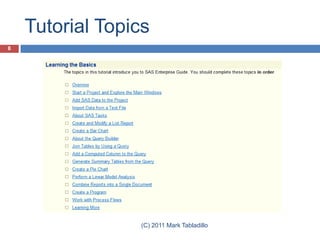 Proc SQL in SAS Enterprise Guide 4.3 | PPT