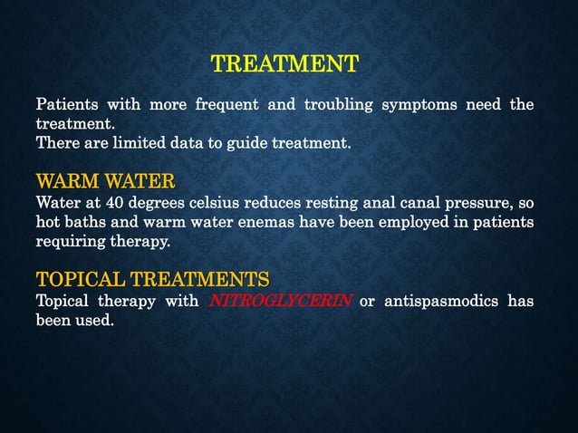 Proctalgia fugax: Anal Pain | PPTX