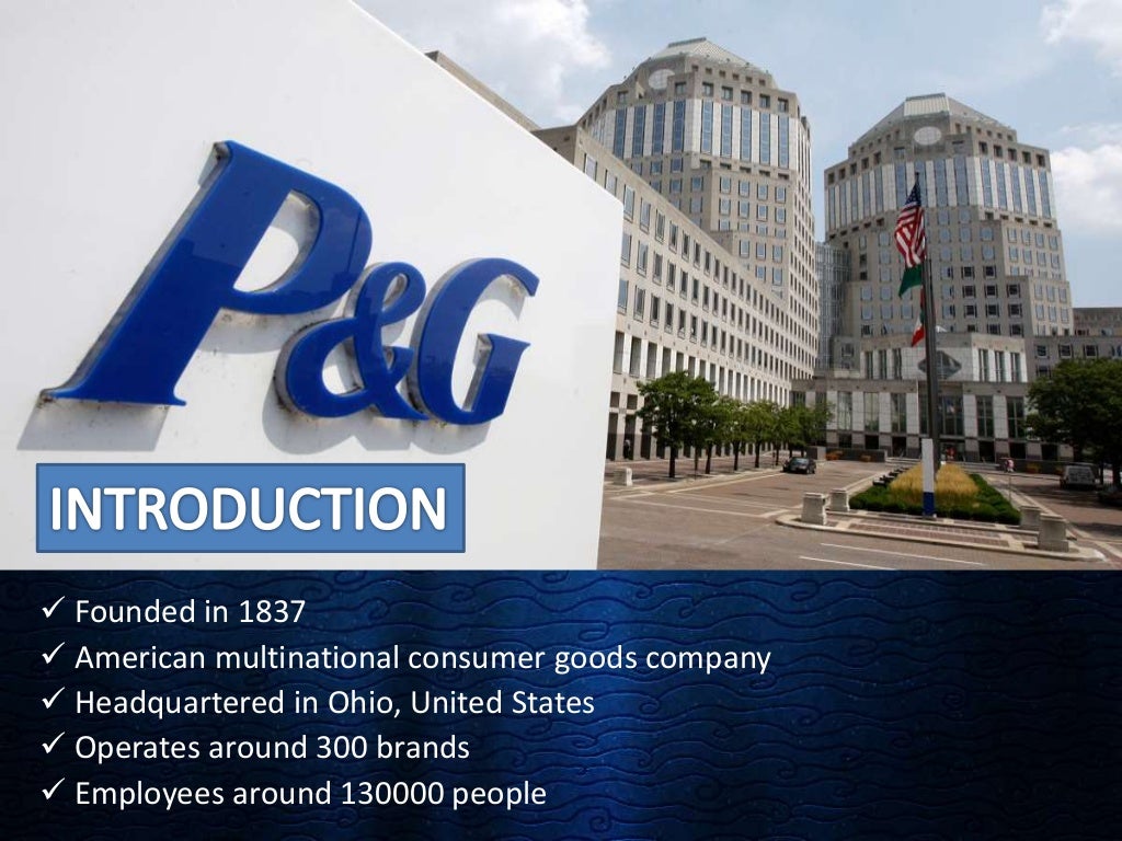 Procter and Gamble (P&G) Company overview