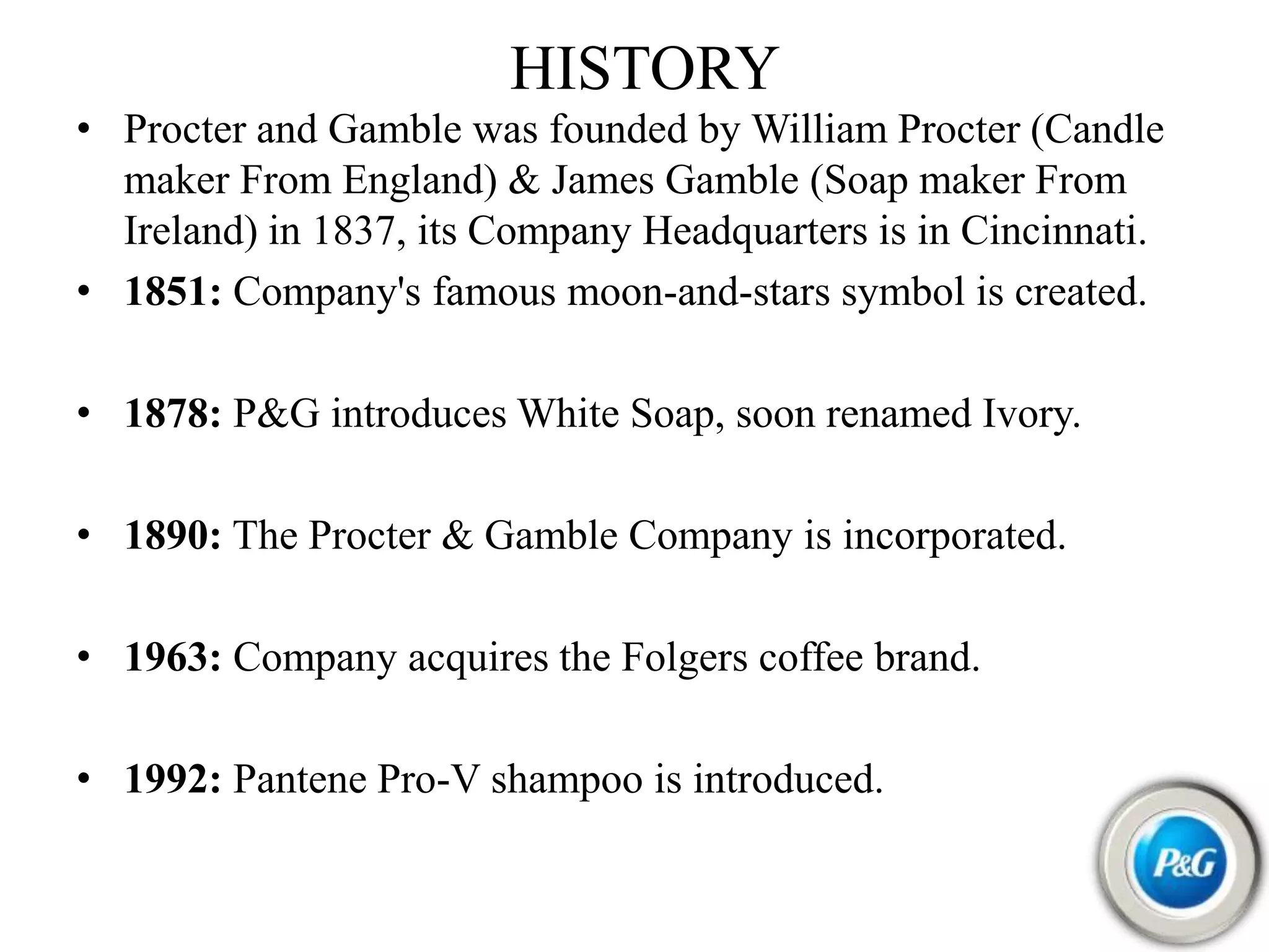 Procter and Gamble Overview | PPTX