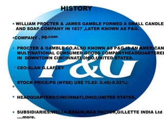 Procter and gamble:marketing capabilities | PPTX