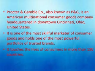 Procter & gamble | PPTX