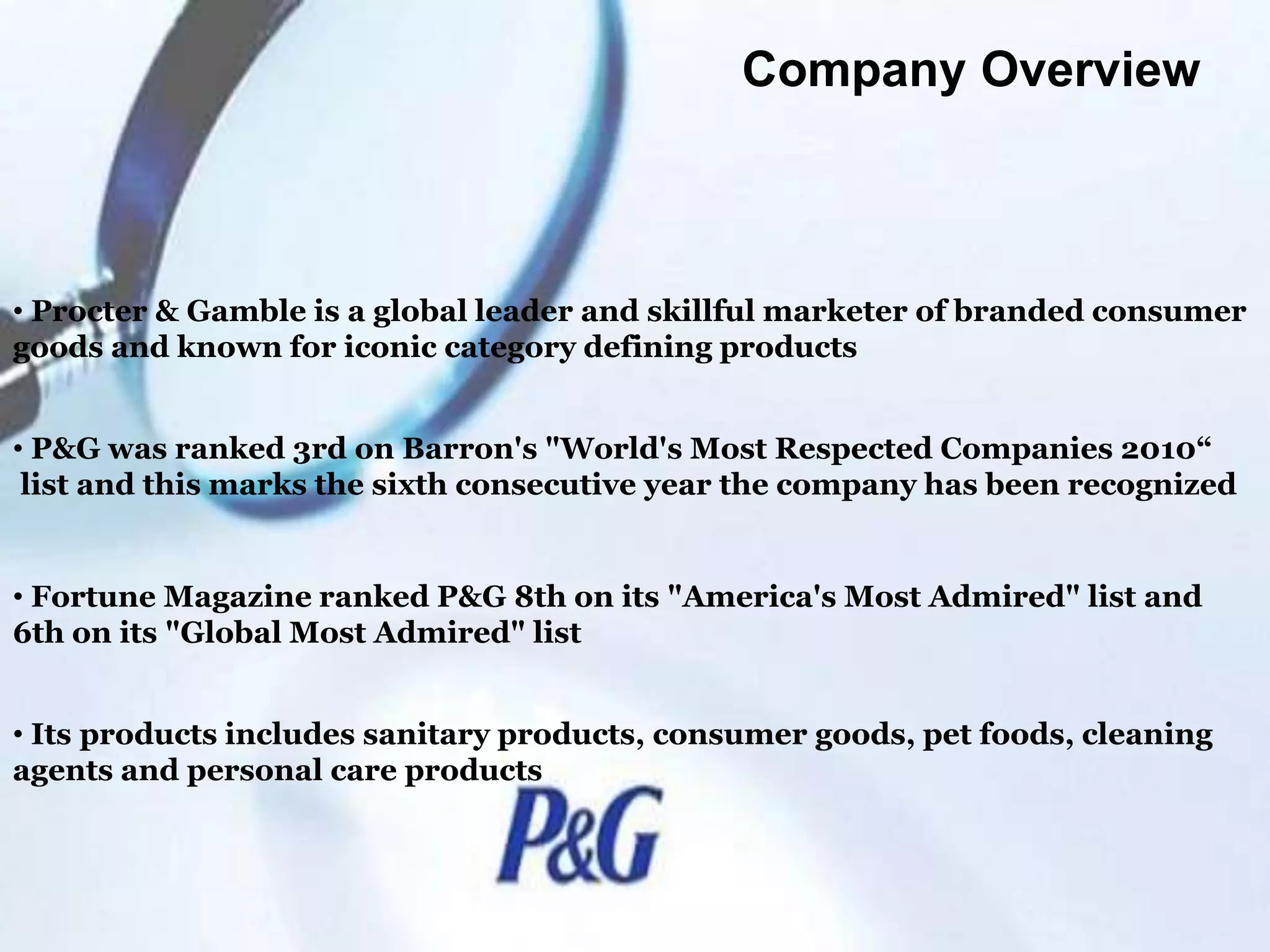 Procter & Gamble : Marketing capabilities | PPTX
