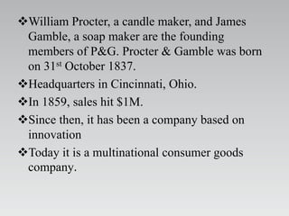 Procter & Gamble: Marketing Excellence | PPTX