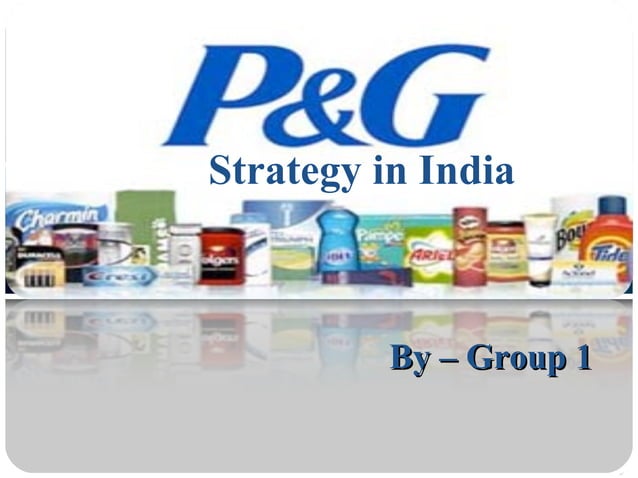 Procter & gamble marketing strategy | PPT