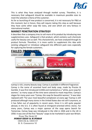 Procter n gamble by noman khan | DOCX