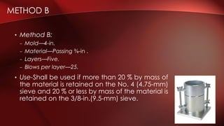 Proctor compaction test | PPTX