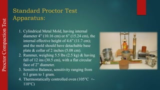 Proctor compaction test | PPTX