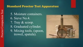 Proctor compaction test | PPTX