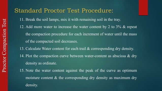 Proctor compaction test | PPTX | Standardized Testing | Educational ...