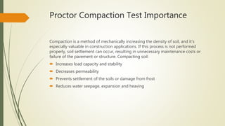 Proctor Compaction Test: A Basic Guide | PPTX