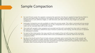 Proctor Compaction Test: A Basic Guide | PPTX