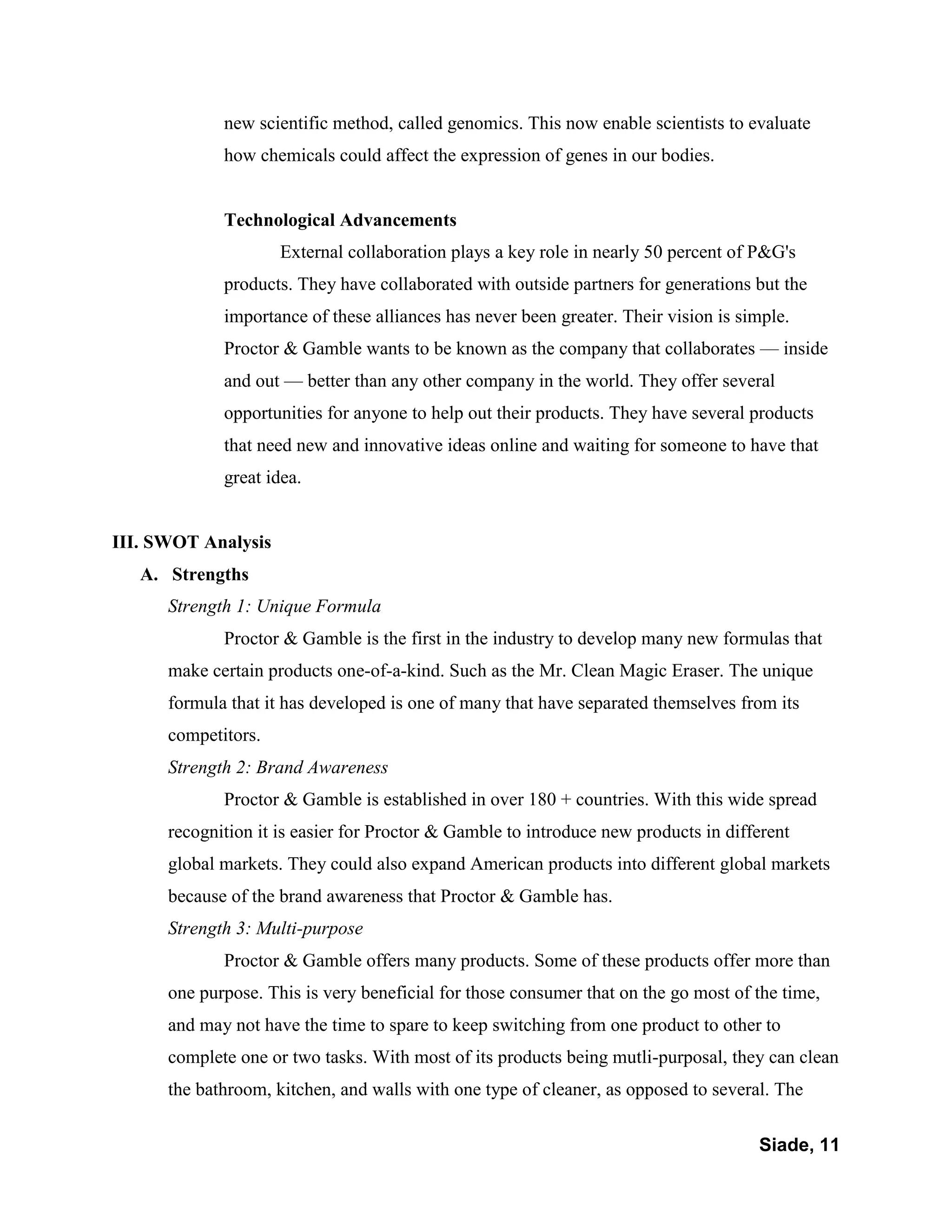 Proctor & Gamble Mr. Clean Magic Eraser | PDF