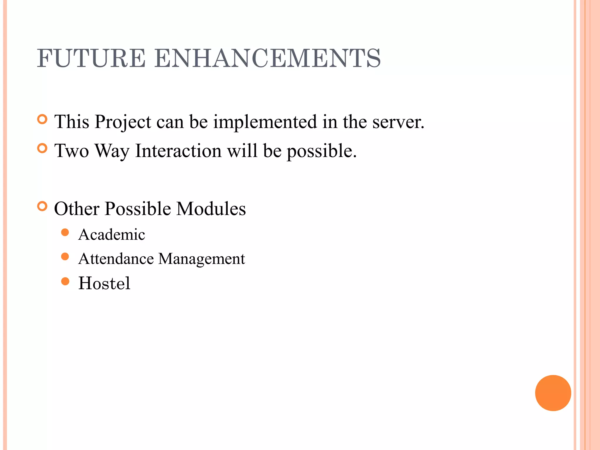 Proctor Management System | PPT