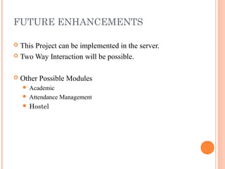 Proctor Management System | PPT