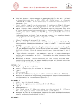 Proctor modificado - ASTM D-1557. | PDF