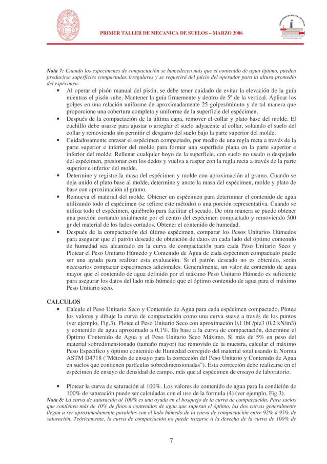 Proctor modificado - ASTM D-1557. | PDF