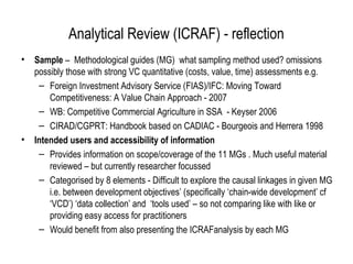 Proctor tools and_methods_for_analysing_value_chains_respondent | PPT ...