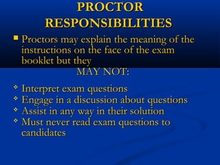 Proctor Training | PPT