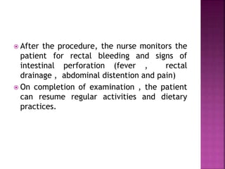 Proctoscopy | PPTX | Digestive Disorders | Diseases and Conditions
