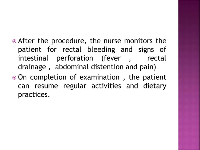Proctoscopy Pptx Digestive Disorders Diseases And Conditions