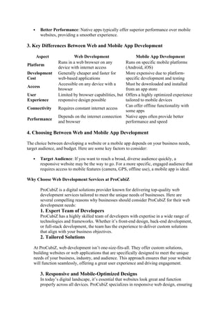 "PROCUBIZ Digital Solution: Empowering Businesses Through Expert ...