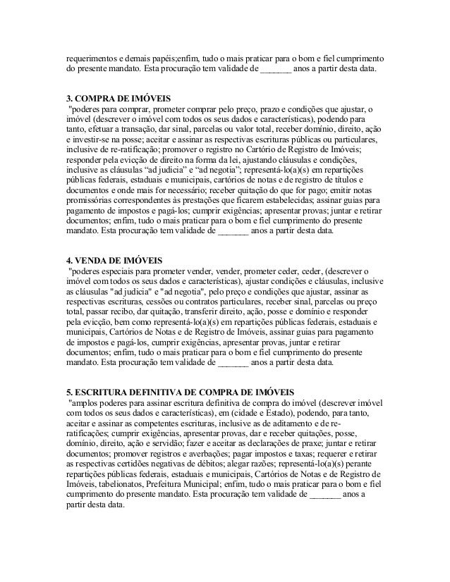 Modelo De Procuração Para Fins Bancários - Vários Modelos Modelo De Procuração Para Fins Bancários - Vários Modelos