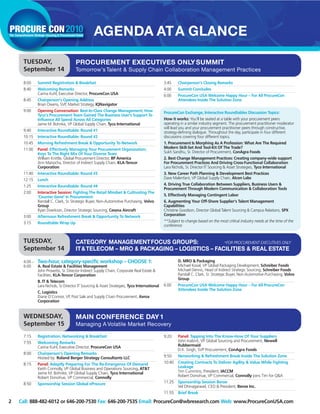 ProcureCon 2010 Brochure-Managing A Volatile Market Recovery ...