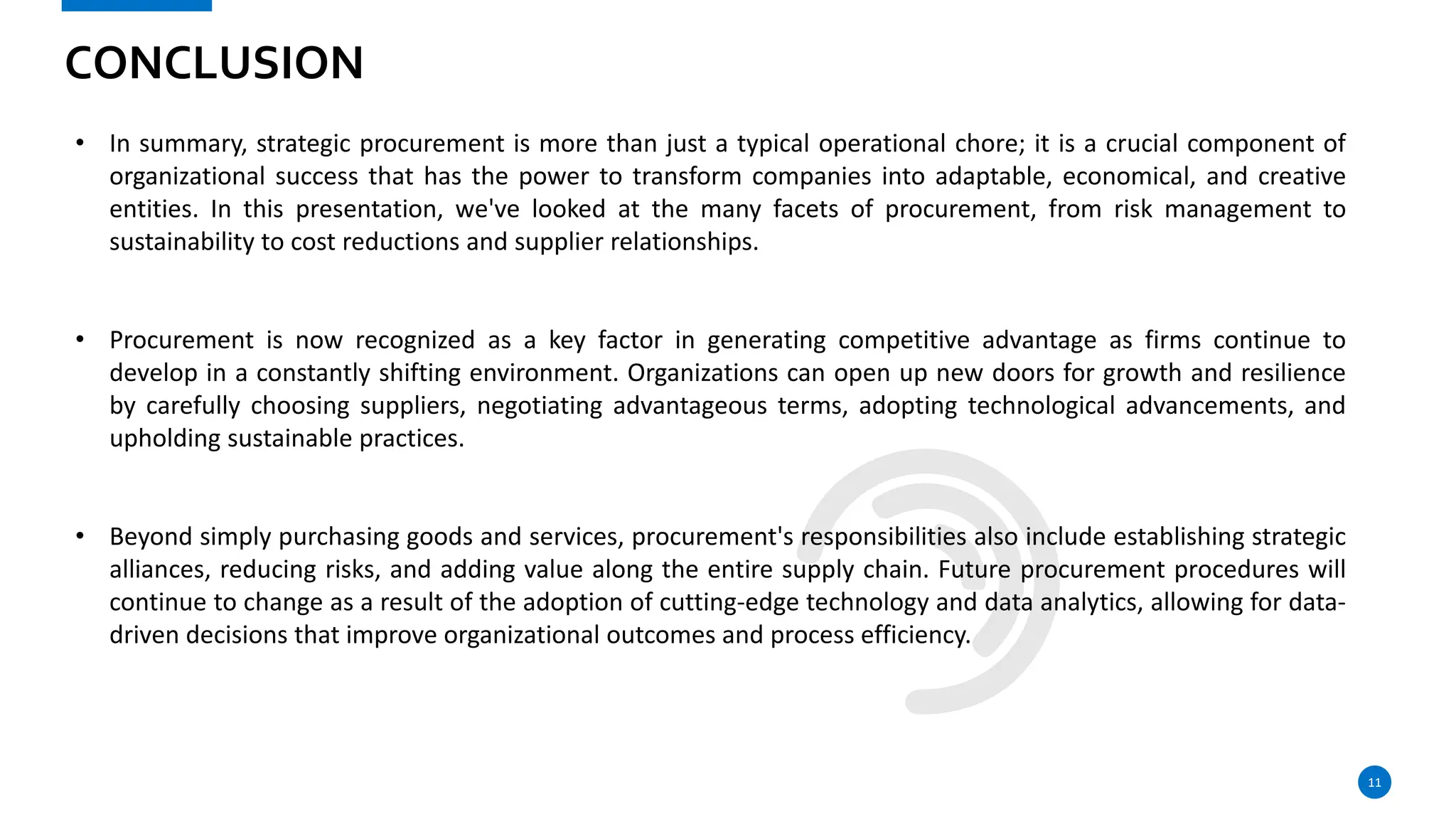 Procurement and Supply Chain | PPTX