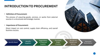 Procurement and Supply Chain | PPTX