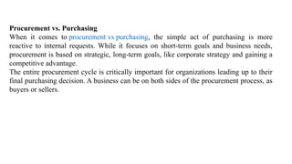 Procurement.pptx material management notes | PPT