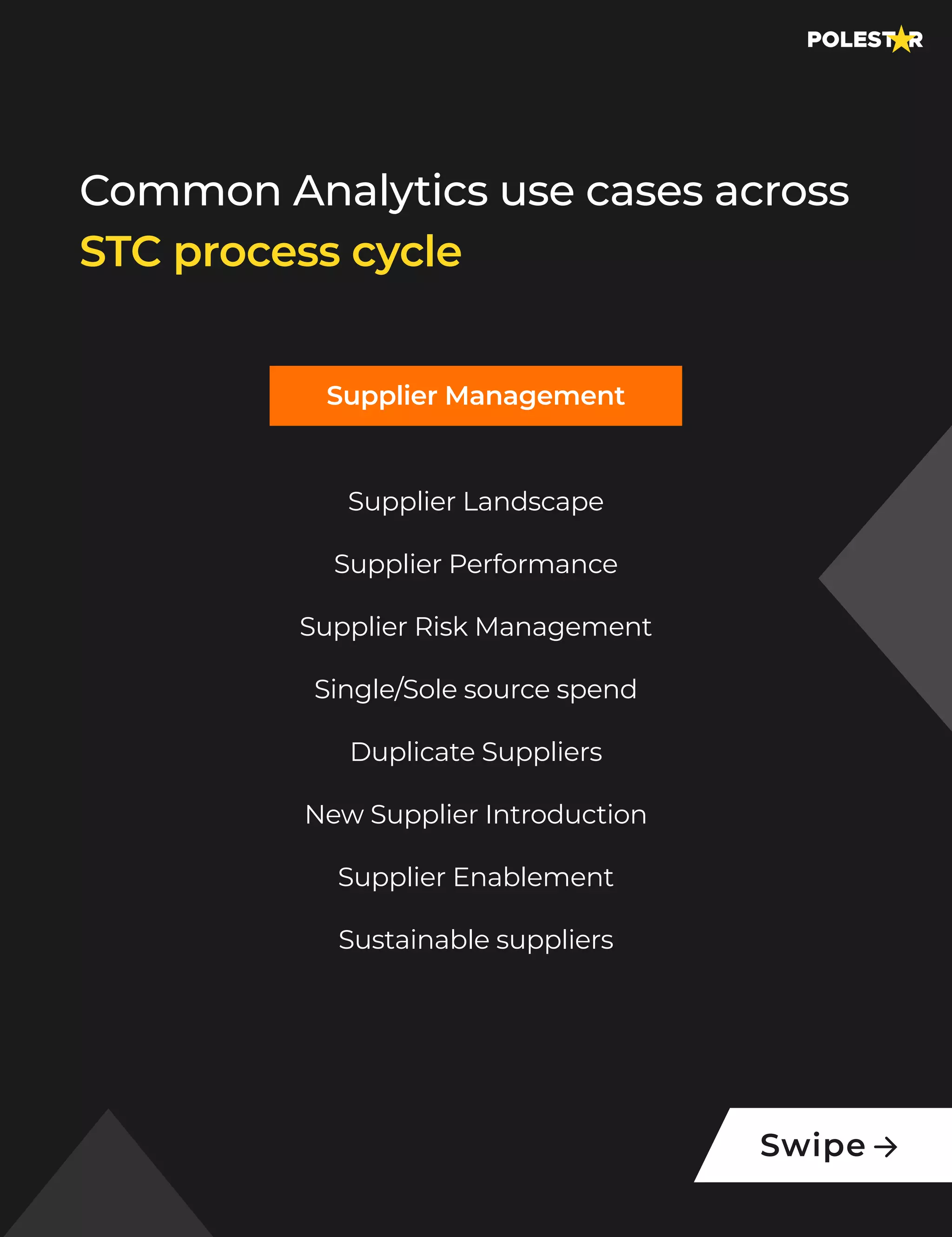 Procurement Analytics: Swipe Mapping Your Data Journey Across the ...