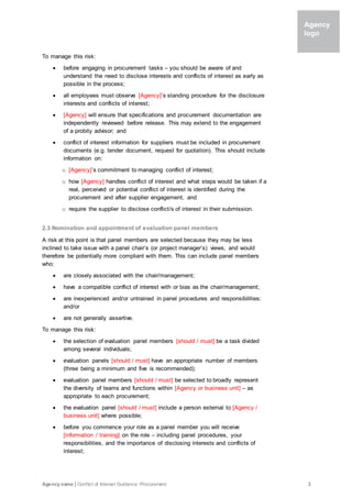 Procurement -conflict_of_interest_guidance_-_template | DOCX