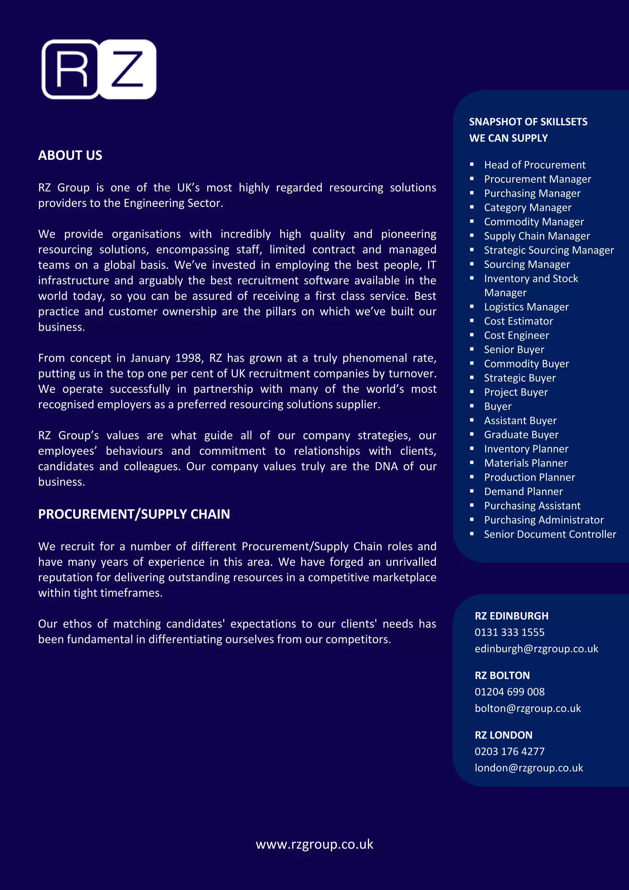 Procurement supply chain flyer | PDF