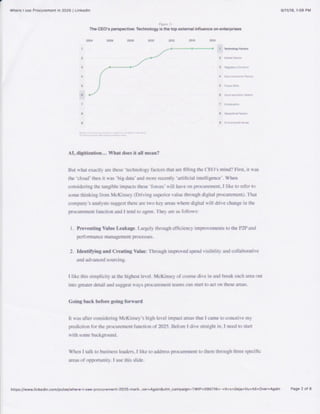 Procurement 2025 | PDF