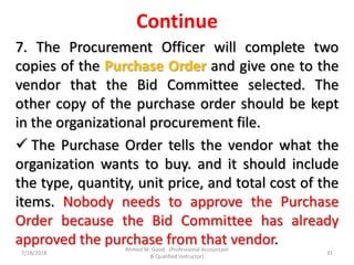 Procurement and logistics in NGOs | PDF