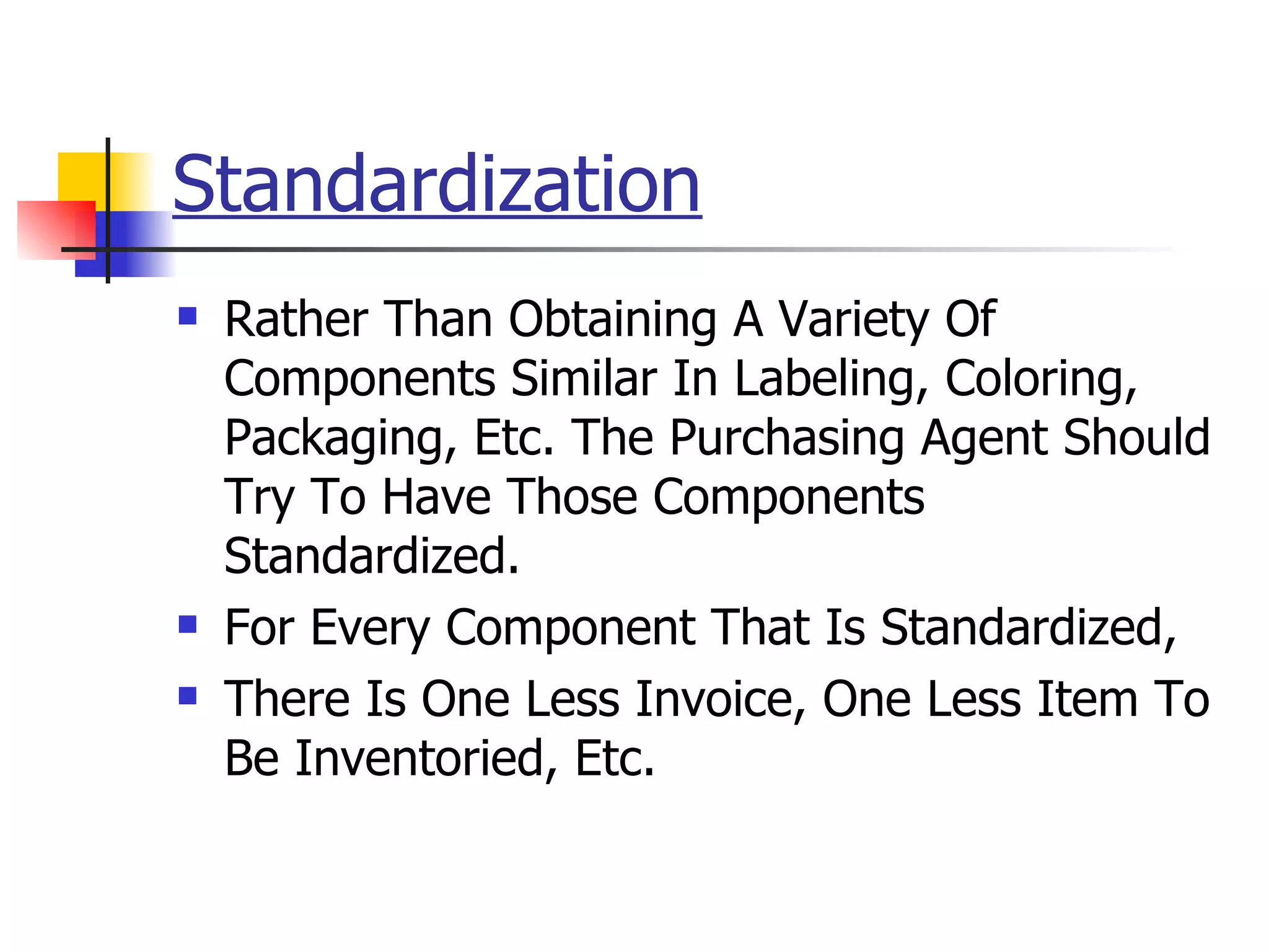 Procurement And Materials Management | PPT