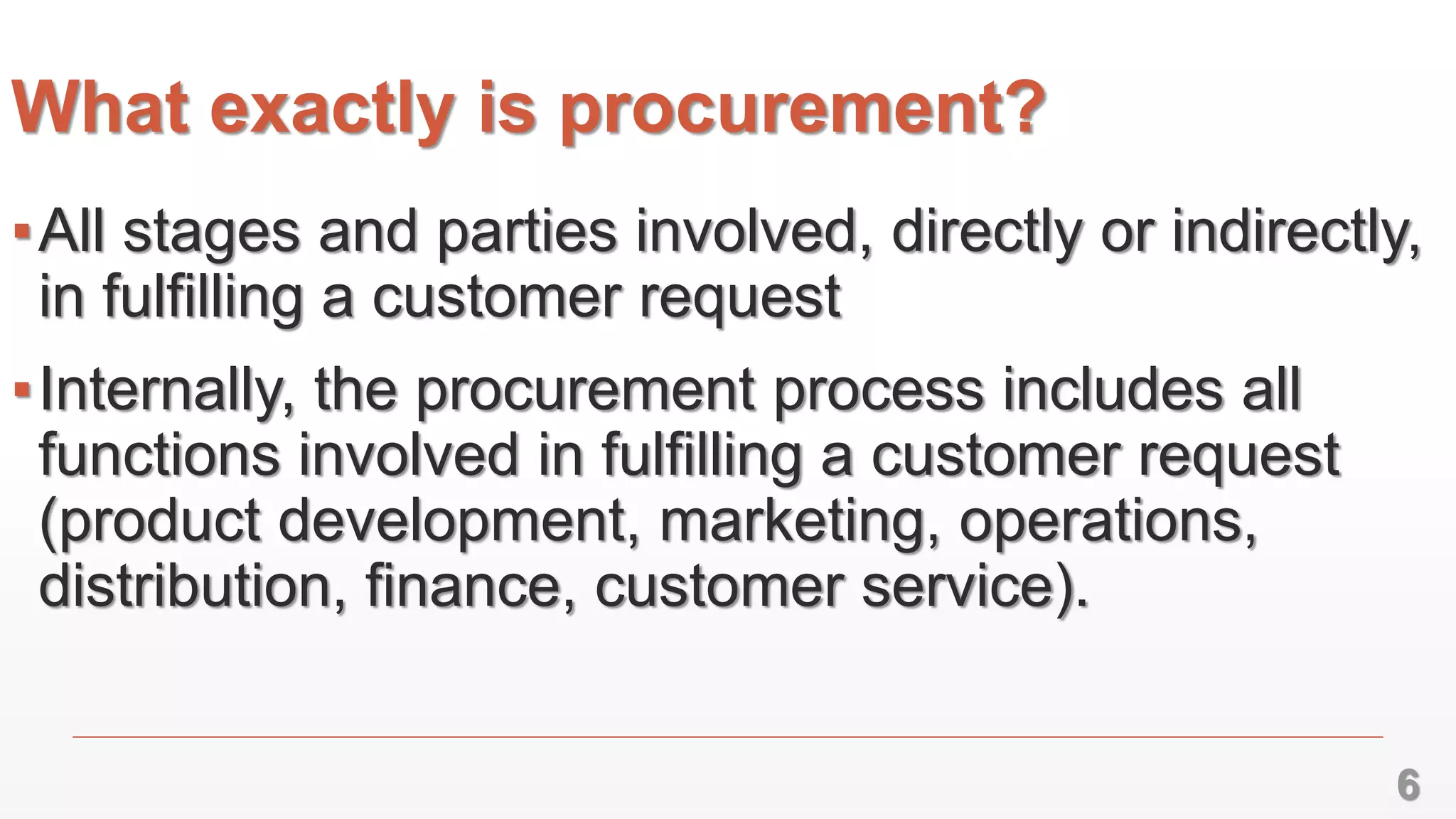 Procurement best practices orientation | PDF