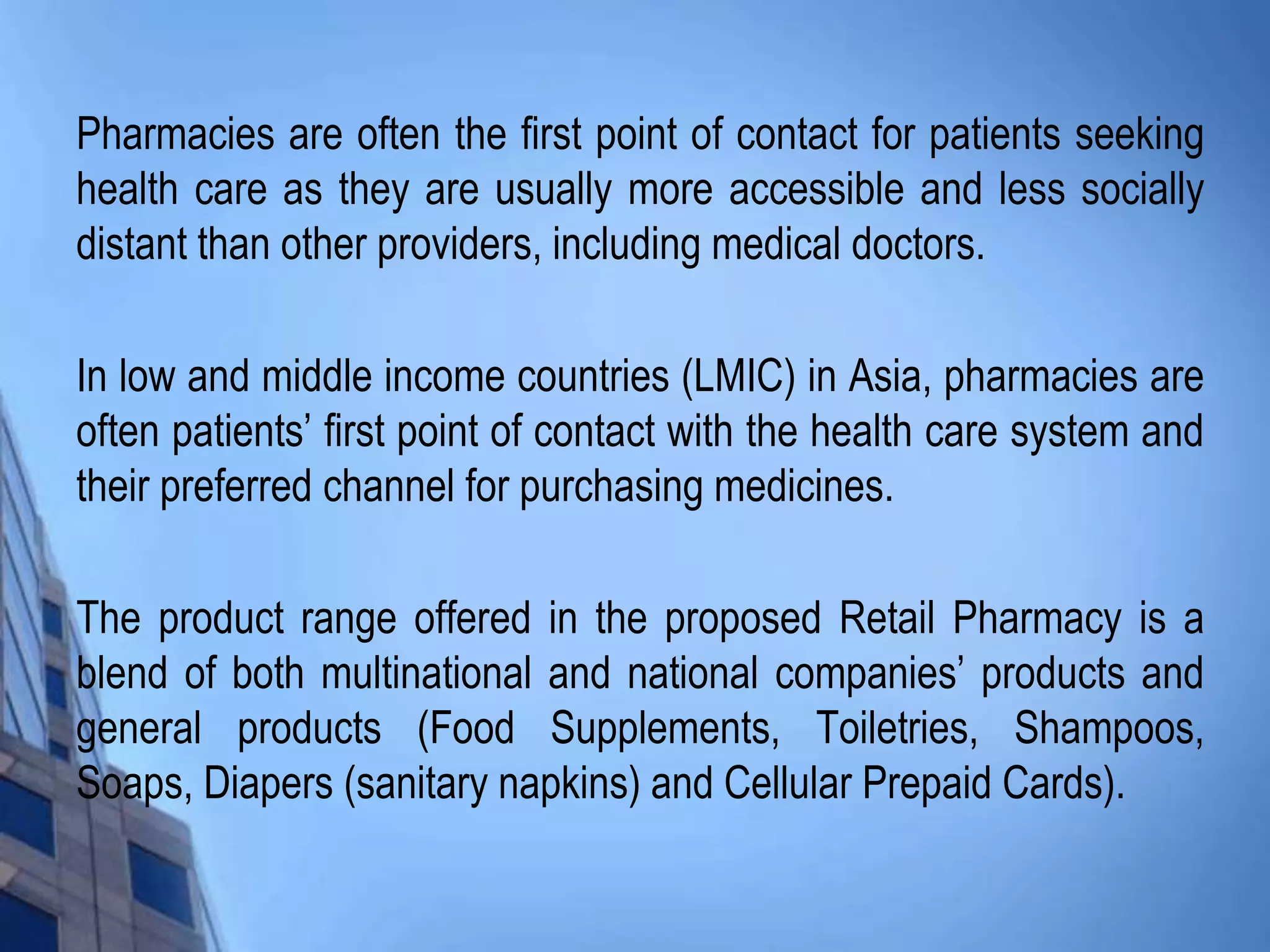 Procurement business model for a Retail Pharmacy | PPTX