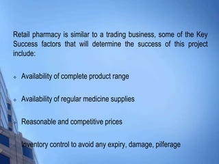 Procurement business model for a Retail Pharmacy | PPTX