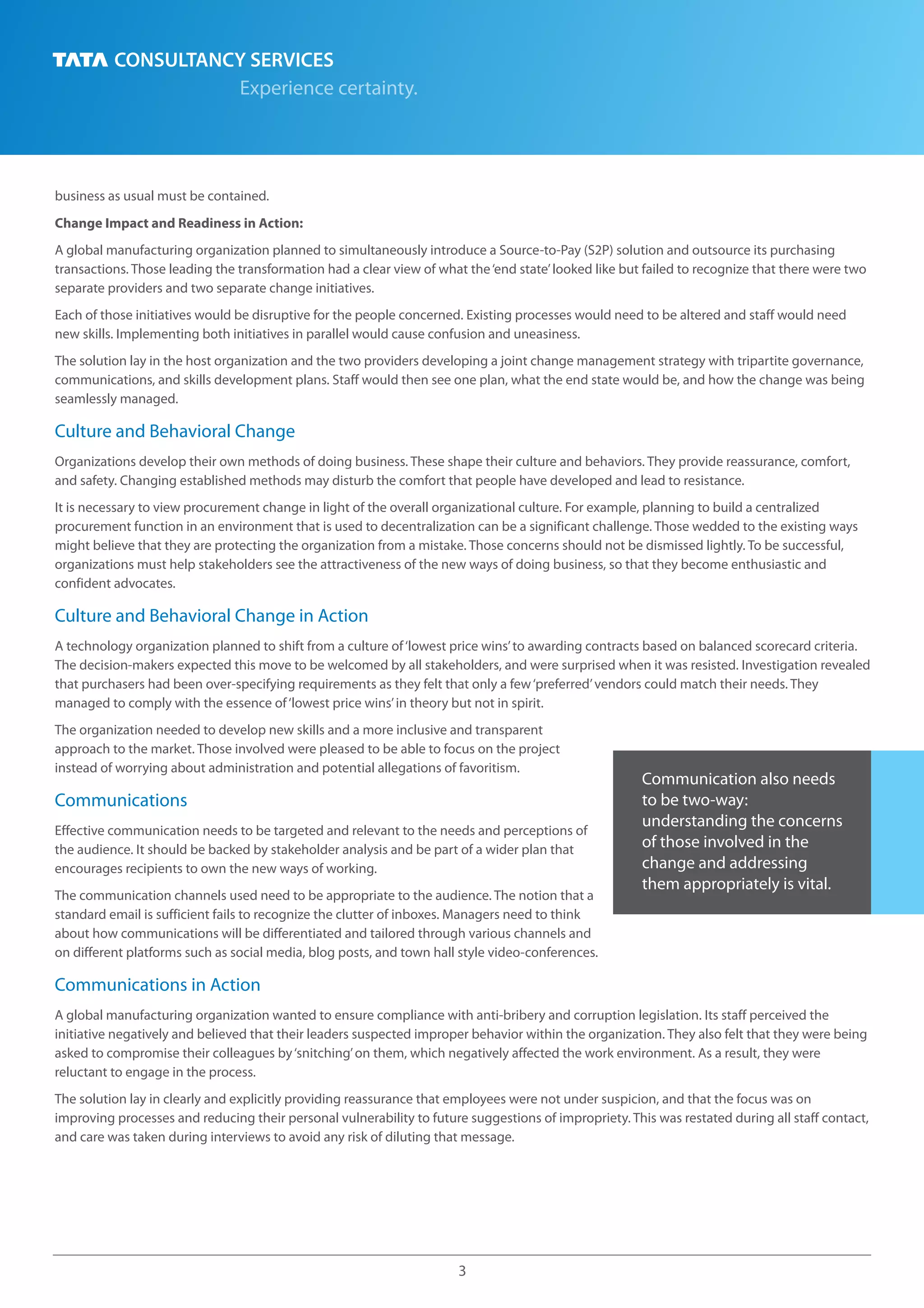 Procurement change 101116 | PDF