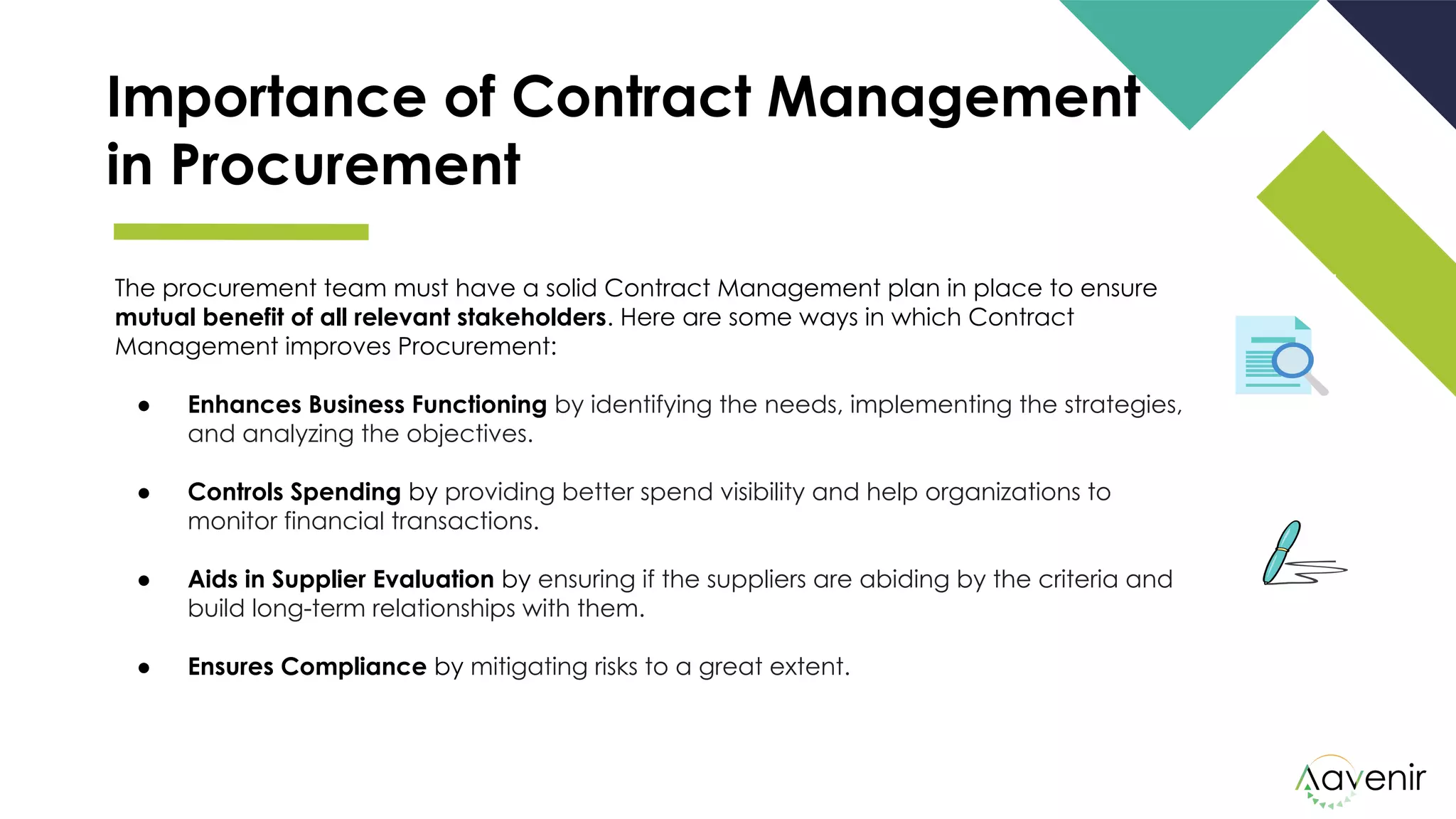 Procurement contract management | PDF | Business | Business and Finance