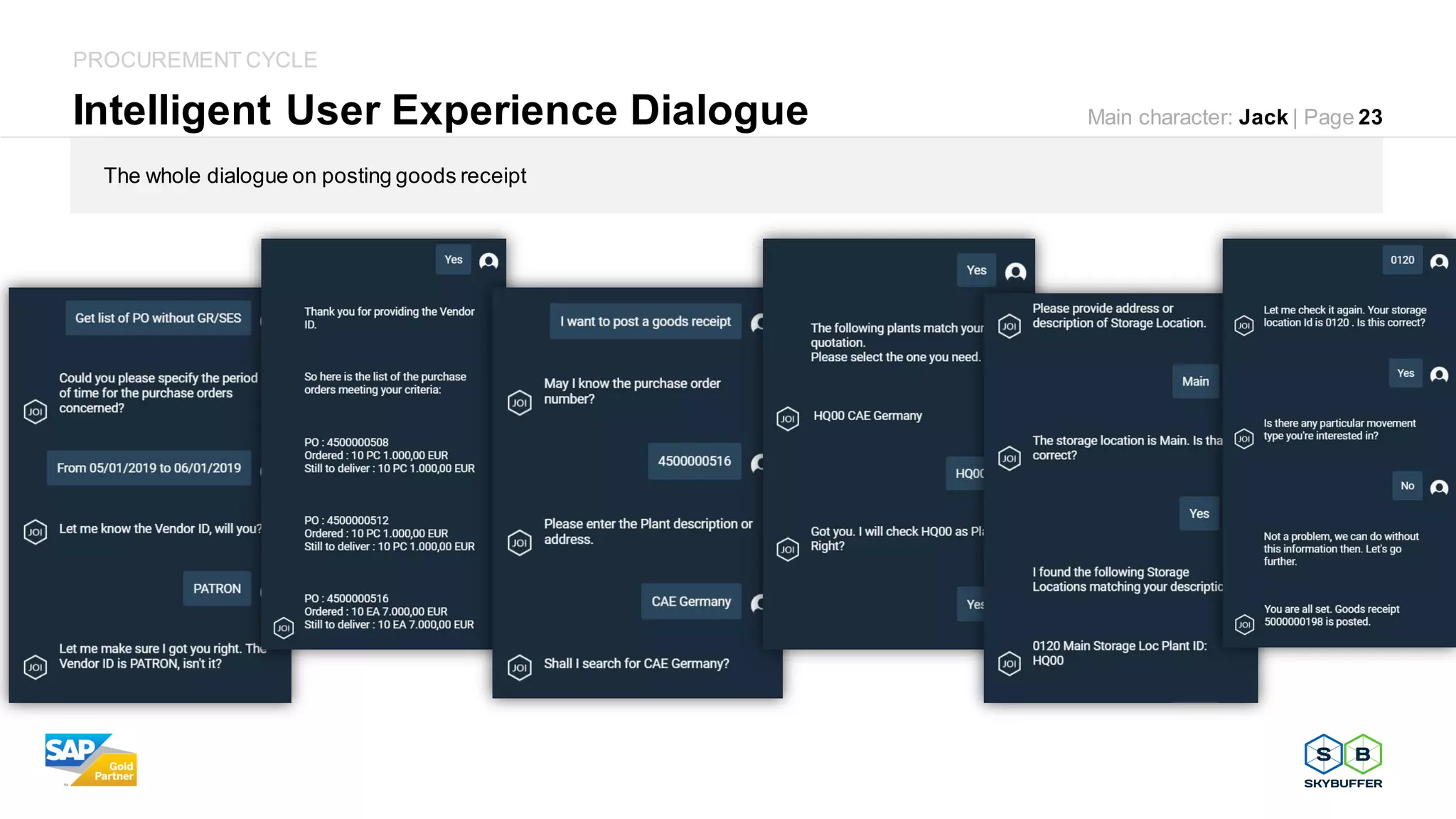 Skybuffer Intelligent SAP User Experience :: Procurement Full-Cycle ...