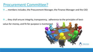 Procurement documentation & processes | PPTX