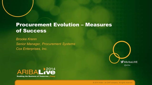 Procurement Evolution – Measures of Success | PPT