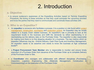 Procurement Expediting Training | PPTX