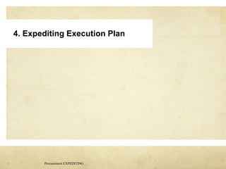 Procurement Expediting Training | PPTX